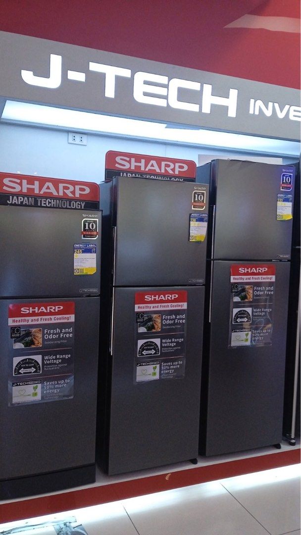 SHARP NO FROST INVERTER REFRIGERATOR, TV & Home Appliances, Kitchen ...