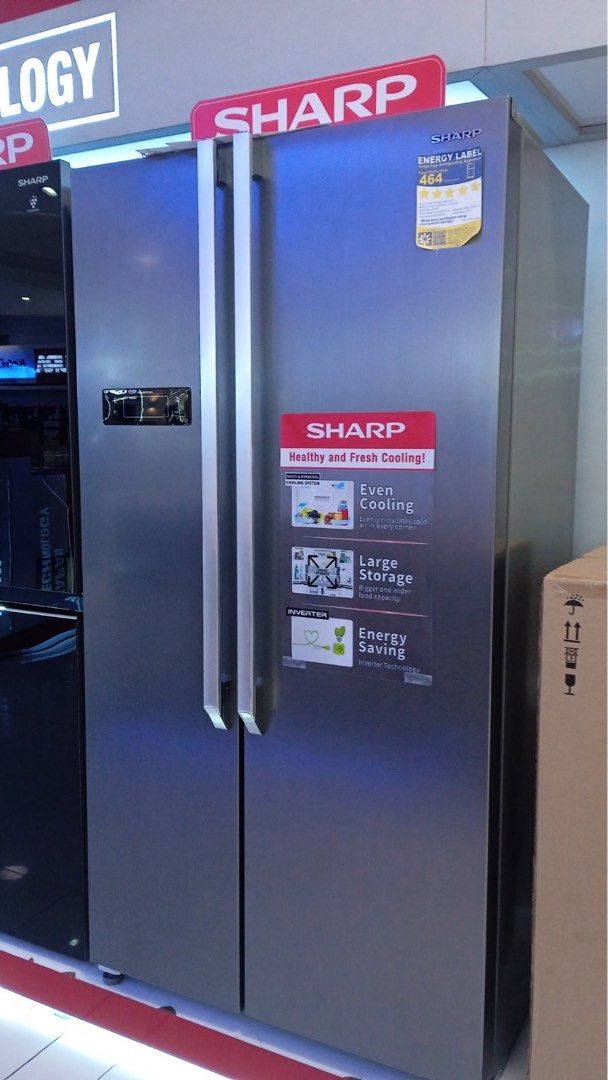 SHARP NO FROST INVERTER REFRIGERATOR, TV & Home Appliances, Kitchen ...