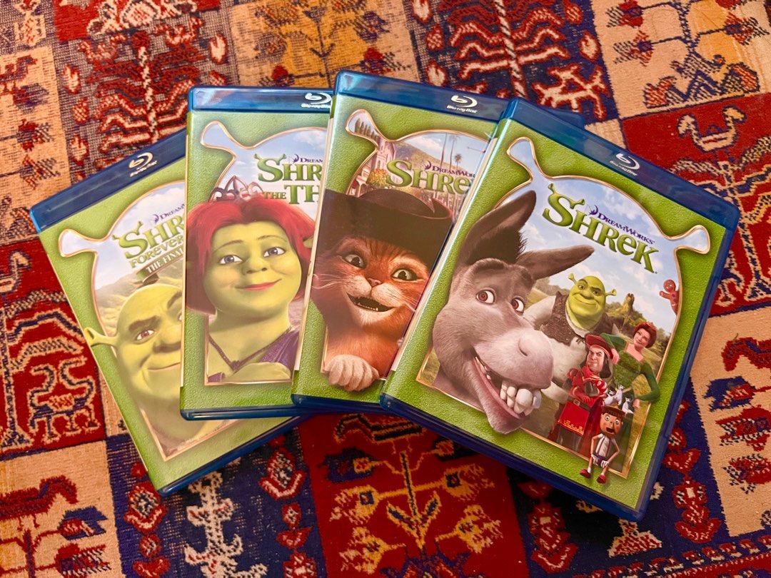 Shrek (Complete Box Set - 4 Blurays), Hobbies & Toys, Music & Media ...