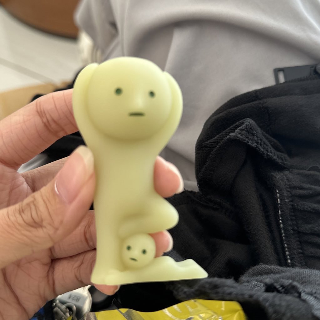 smiski yoga series tree pose, Hobbies & Toys, Toys & Games on Carousell