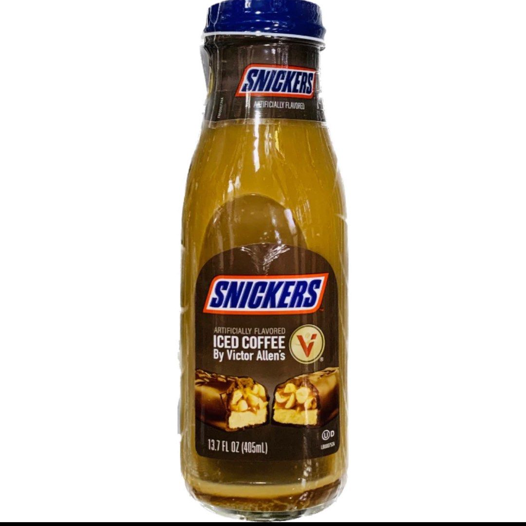 SNICKERS ICED COFFEE LATTE DRINK 405ML, Food & Drinks, Beverages on ...