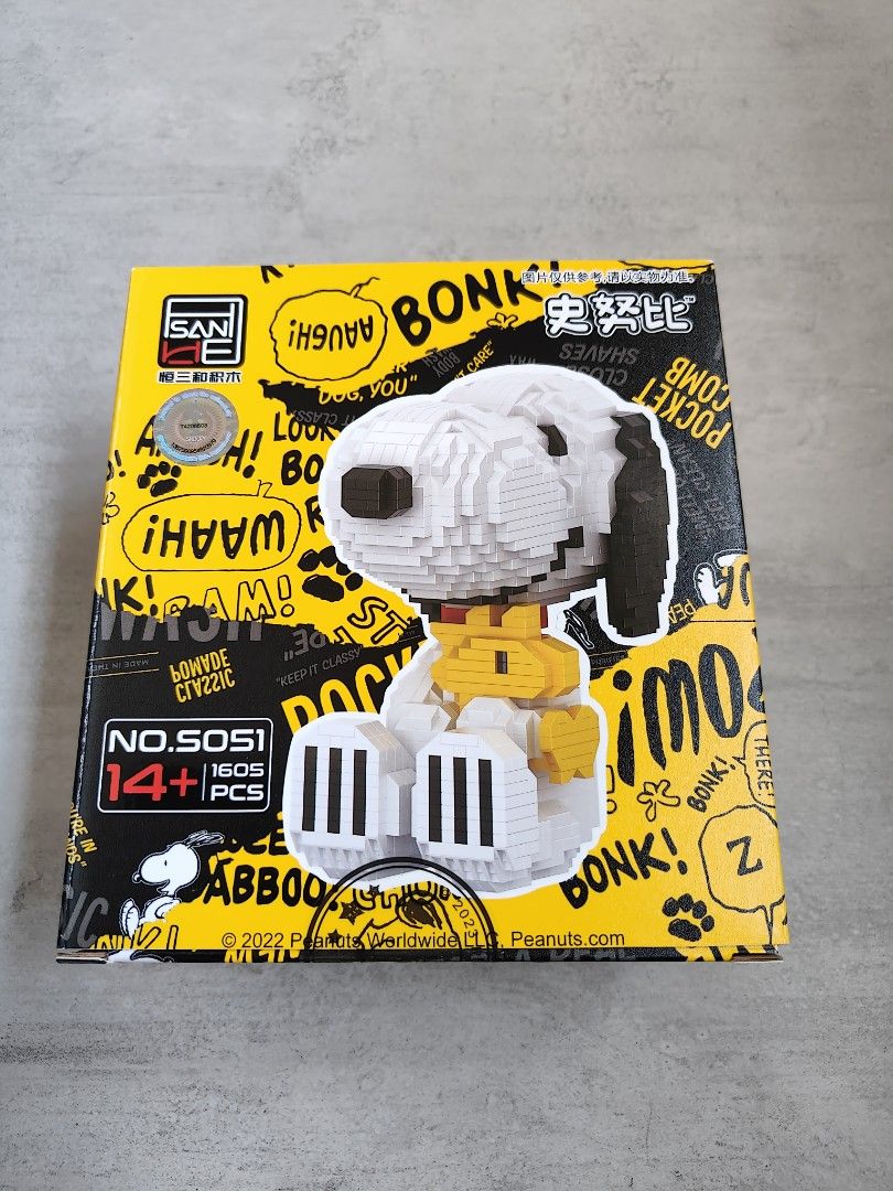 Snoopy mini blocks, Hobbies & Toys, Toys & Games on Carousell