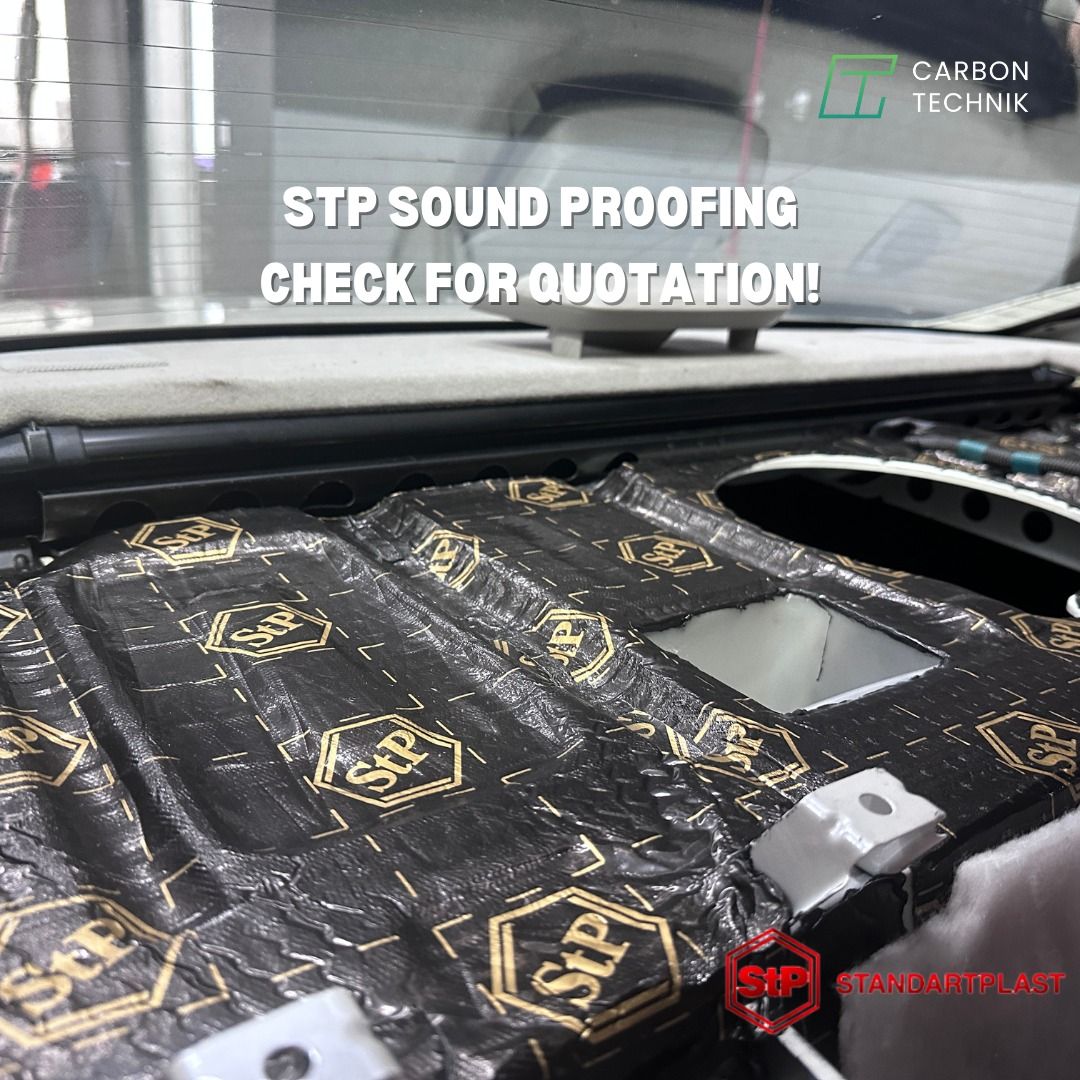 STP Sound Proofing For Car, Doors/ Roof/ Interior Floor/ Trunk Floor ...