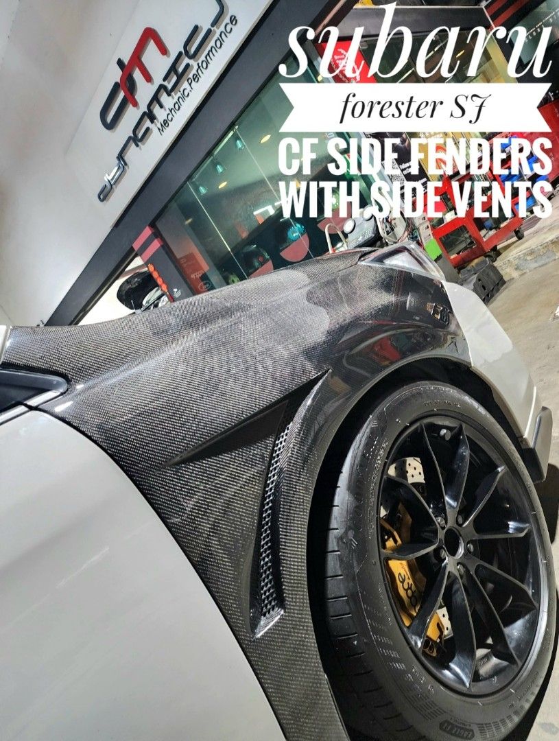 Subaru Forester SJ: Customised side fenders with vents, Car Accessories ...