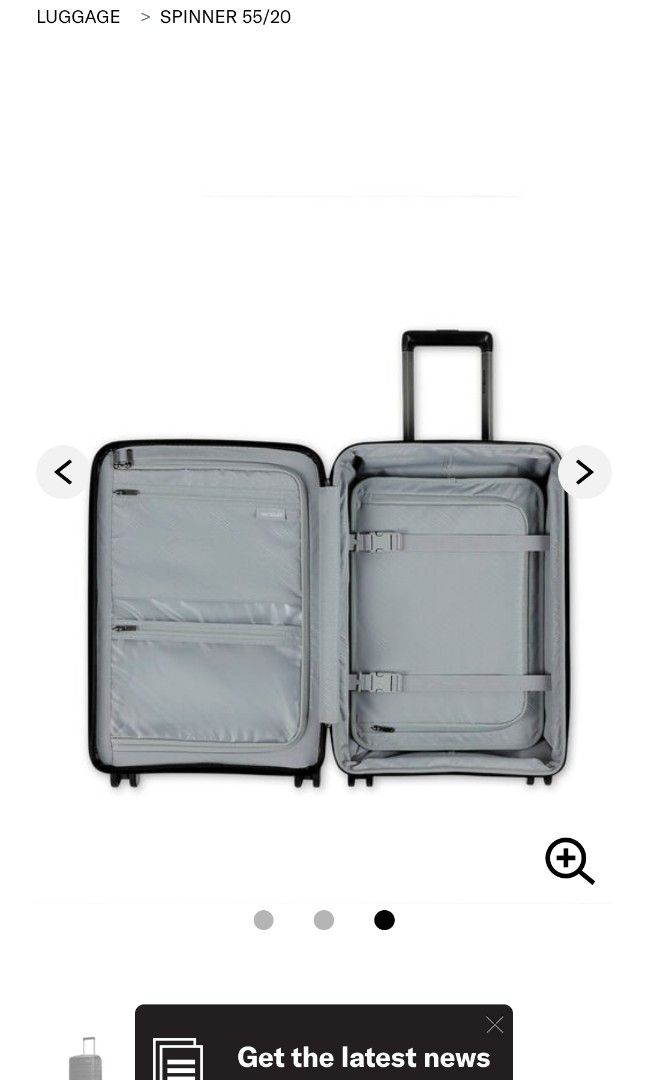 Samsonite Spinner 55/20 Suitcase, Hobbies & Toys, Travel, Luggages on ...