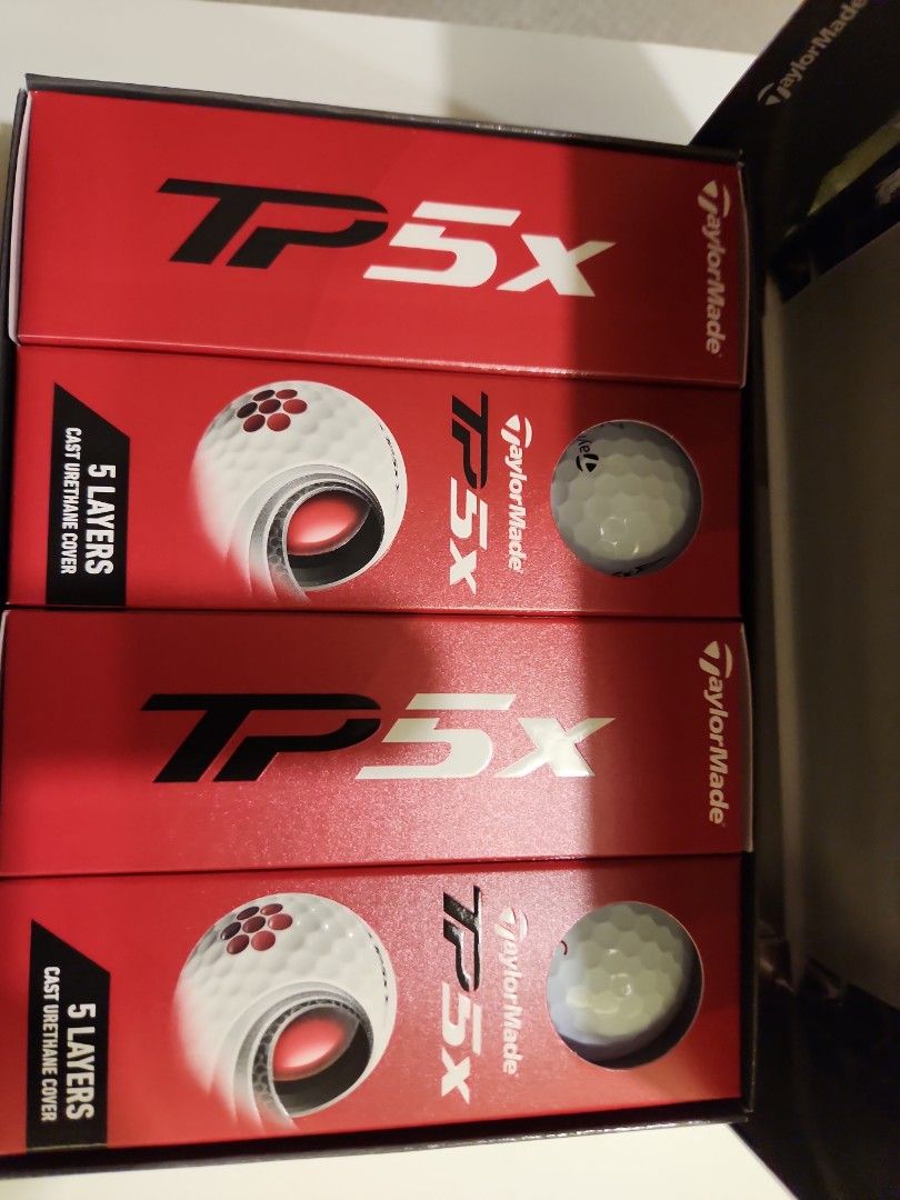 Taylormade TP5x golf ball, Sports Equipment, Sports & Games, Golf on Carousell