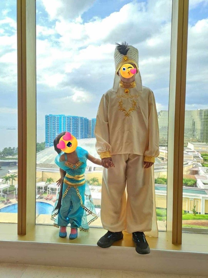 For RENT: Adult / Teen Aladdin Arabian Prince Costume Feather Hat Suits ...