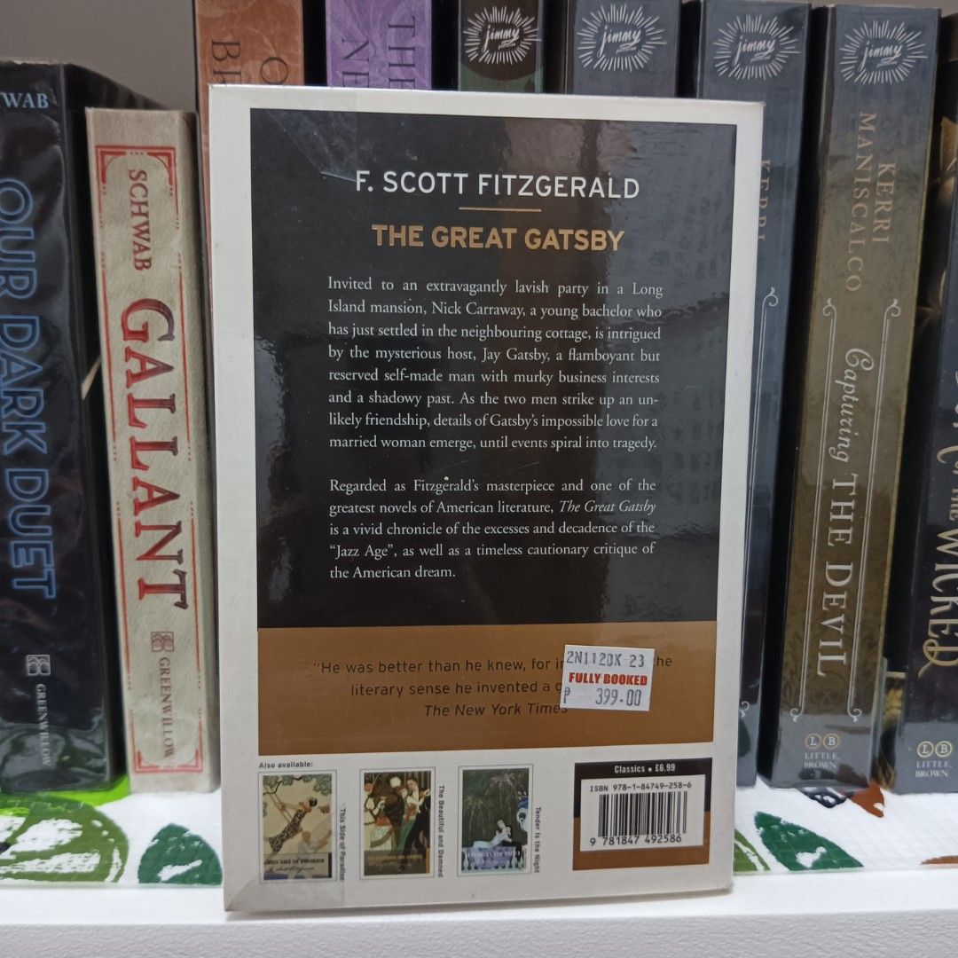 The Great Gatsby by F. Scott Fitzgerald, Hobbies & Toys, Books ...