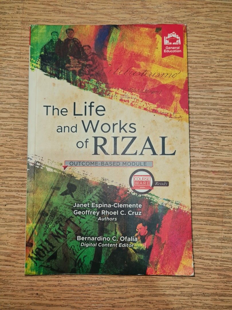 The Life and Works of Rizal - Outcome-based Module (Janet Espina ...
