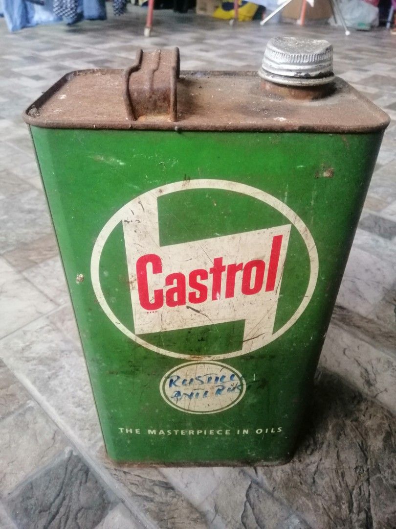 TIN CASTROL VINTAGE, Hobbies & Toys, Collectibles & Memorabilia ...