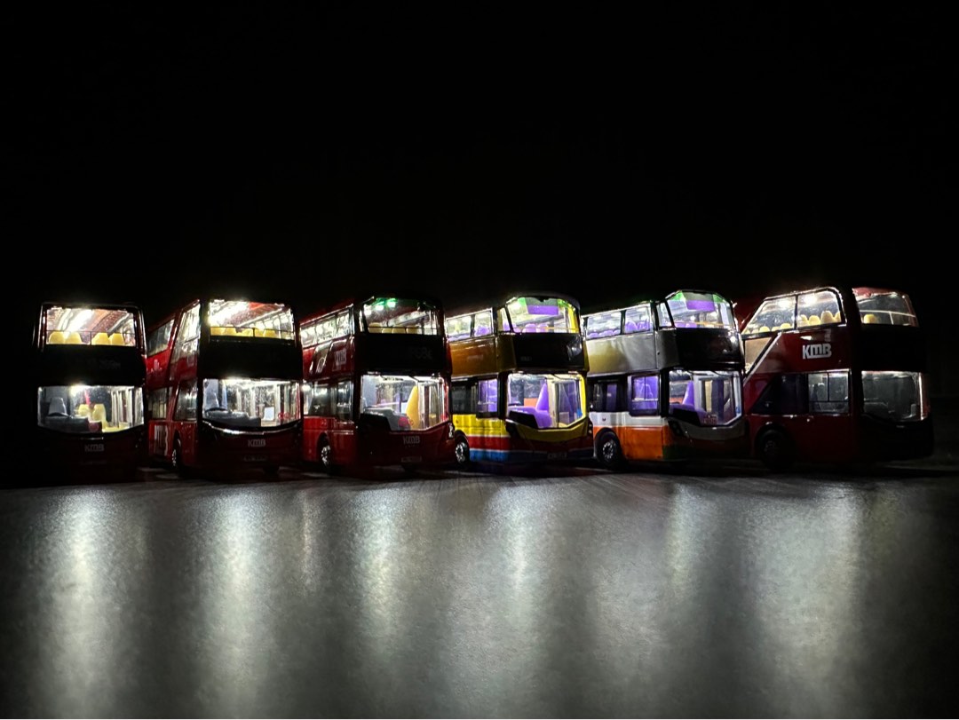 微影TINY 1:110 巴士模型 DIY加燈版 KMB CTB NWFB ADL E500 mmc facelift 玻璃梯 11.3m ...