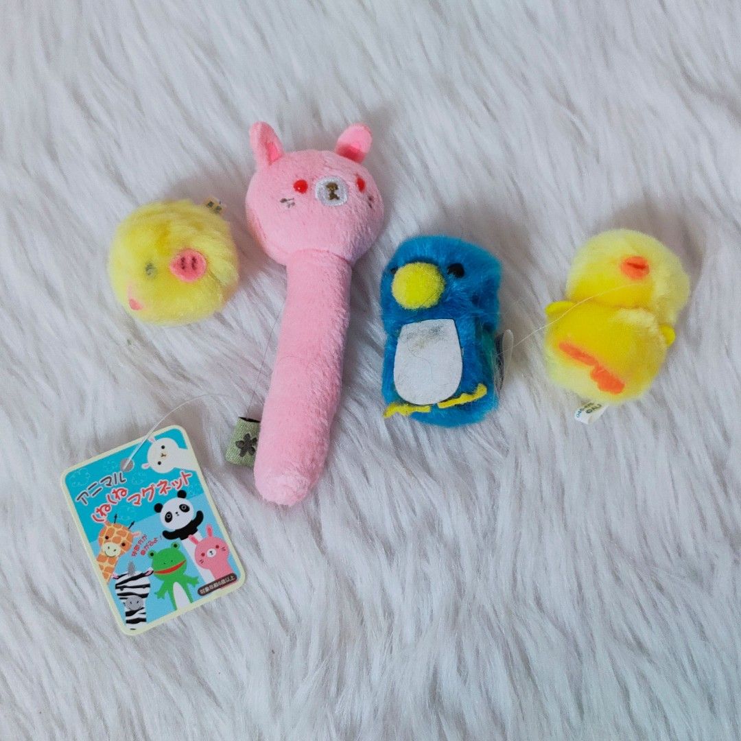 Tiny Animal Plushies Set (4pcs), Hobbies & Toys, Toys & Games on Carousell