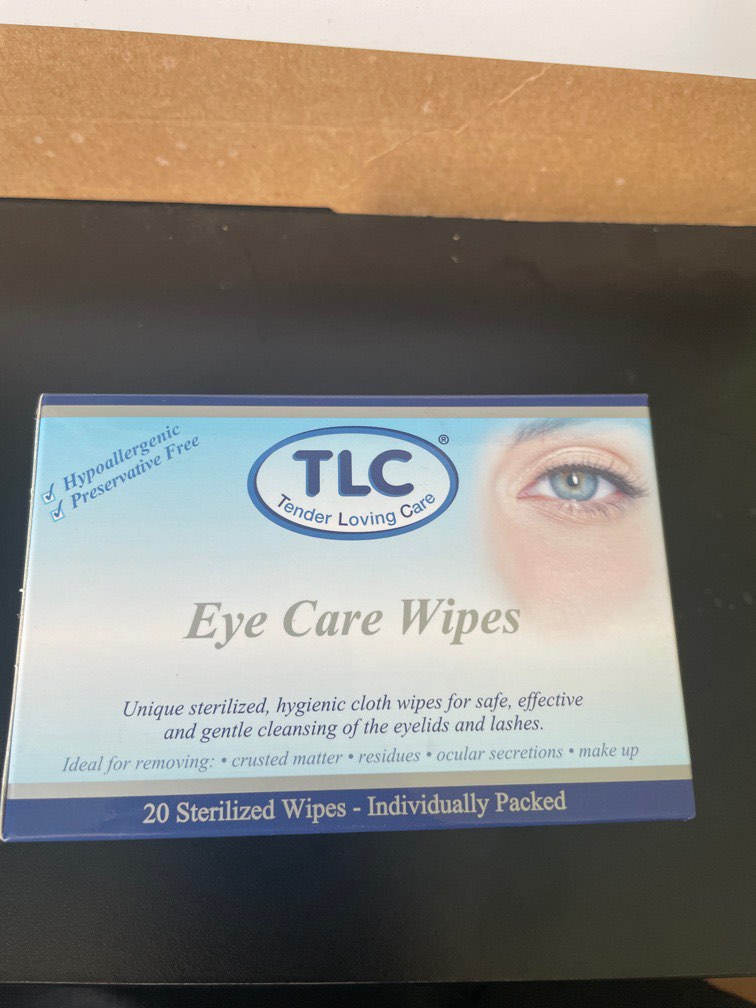 TLC Eye Wipes BNIB, Beauty & Personal Care, Vision Care on Carousell