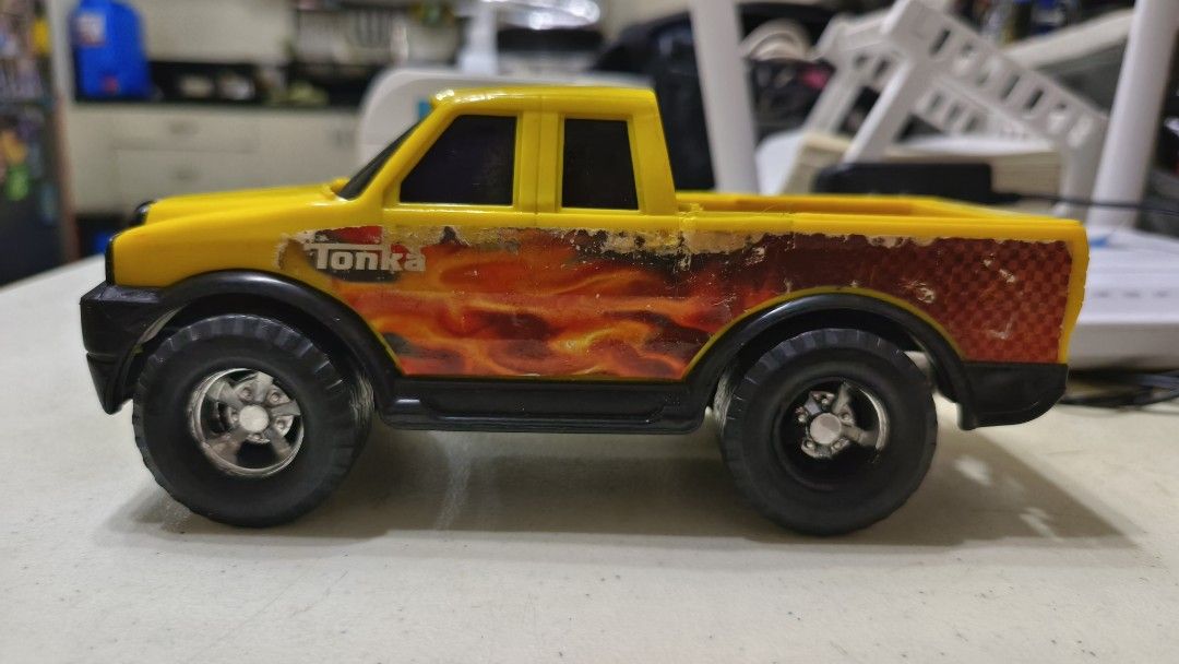 Tonka Hasbro Garbage green recycling Truck steel classic 1:32 scale ...