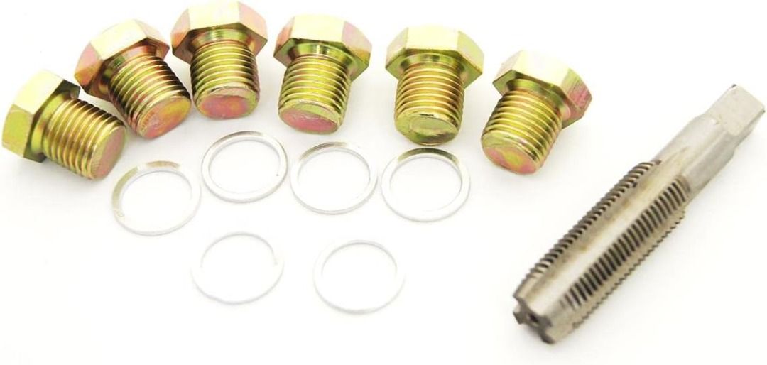 TOPWAY Car Oil Sump Drain Plug Thread Repair Set M15X1.5, Car ...