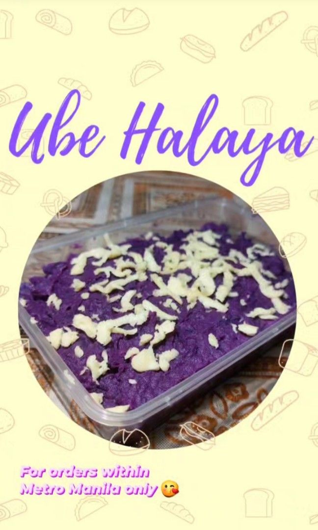 Ube halaya 400grams, Food & Drinks, Chilled & Frozen Food on Carousell