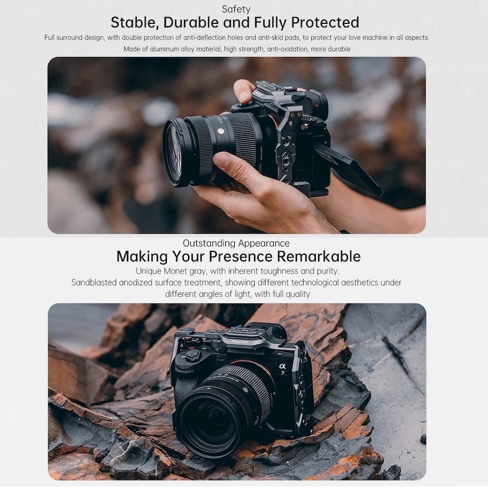 Ulanzi Falcam F22 F38 F50 Quick Release Camera Cage V2 For Sony A7M4 A7 ...