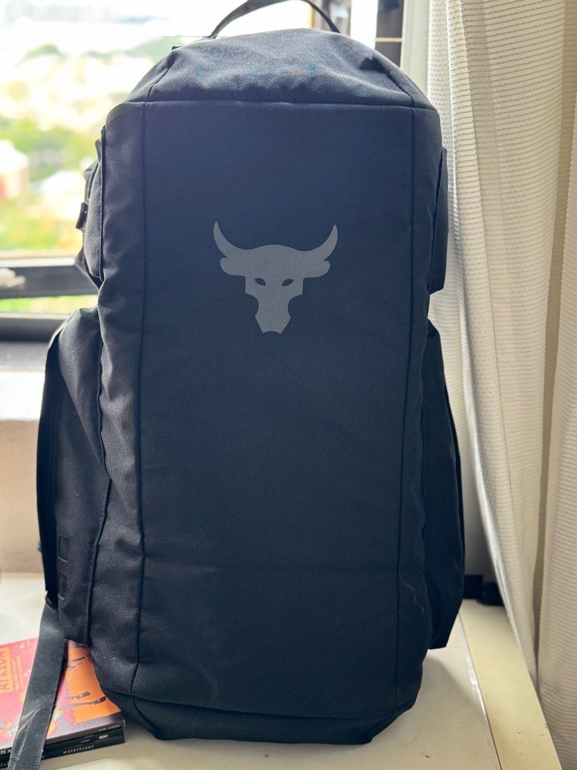 Under Armour Project Rock Duffle Backpack, Men's Fashion, Bags ...