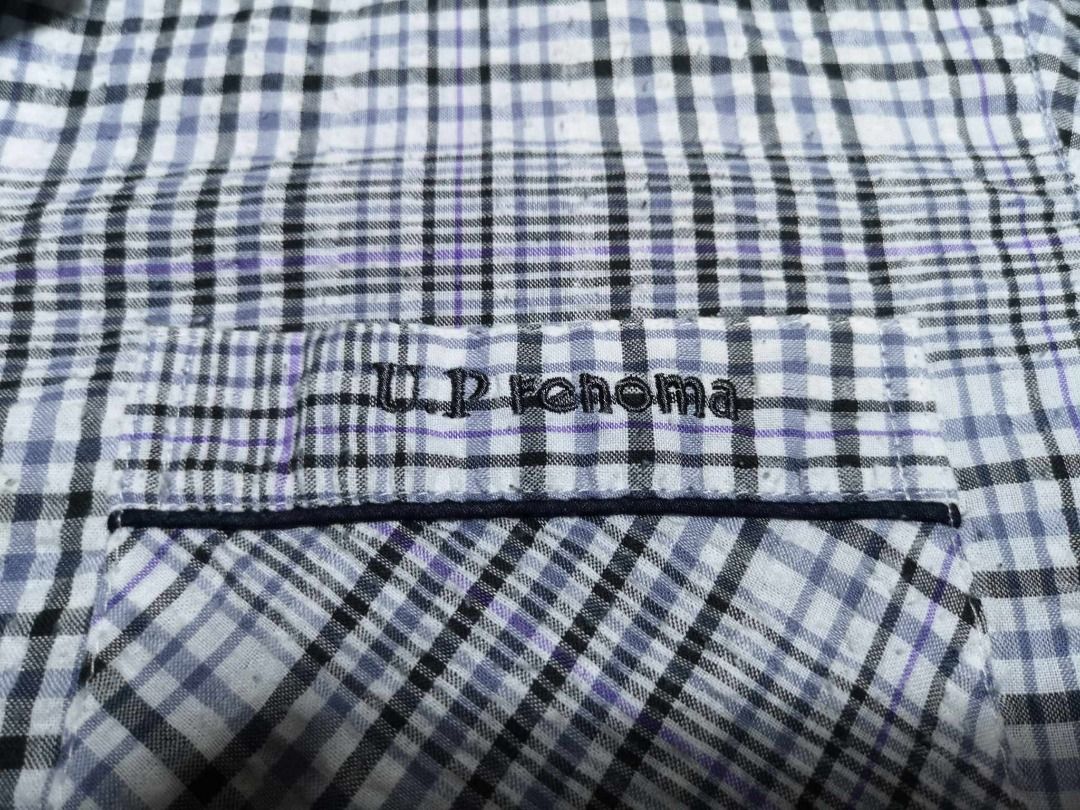 UP Renoma White Checkered Pajama, Men's Fashion, Bottoms, Sleep and ...