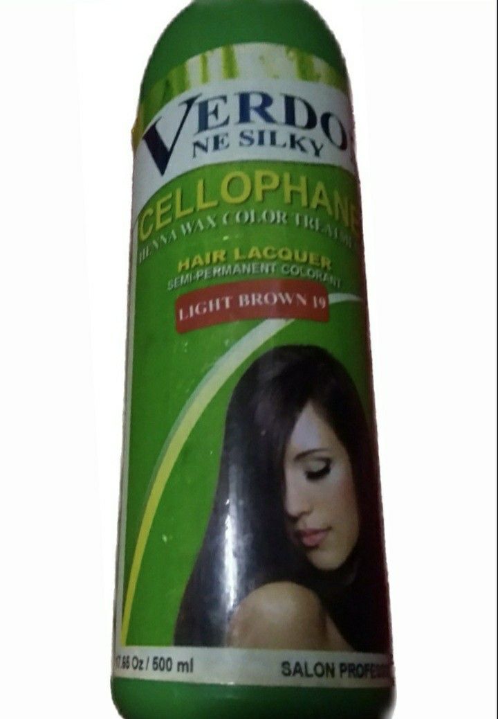 Verdon Cellophane Henna Wax Color Treatment Hair Lacquer Semi-Permanent ...