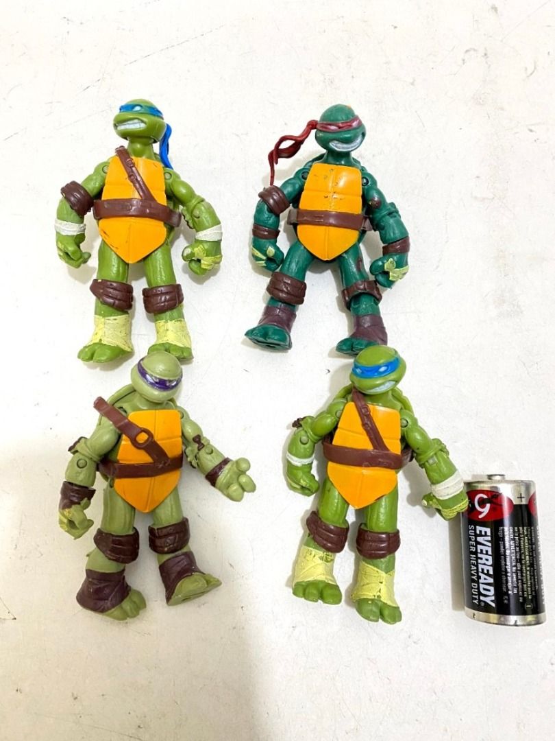viacom playmates tmnt leonardo raphael donatello action figure, Toys ...