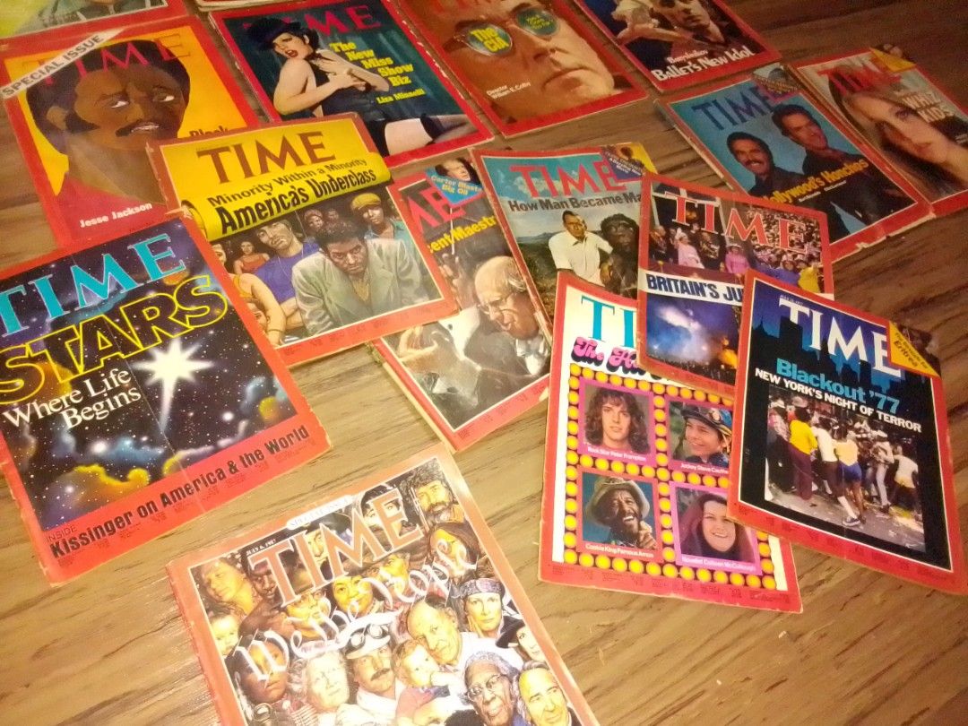 Vintage 50s - 80s Time magazine / Old magazine / Majalah lama, Hobbies ...