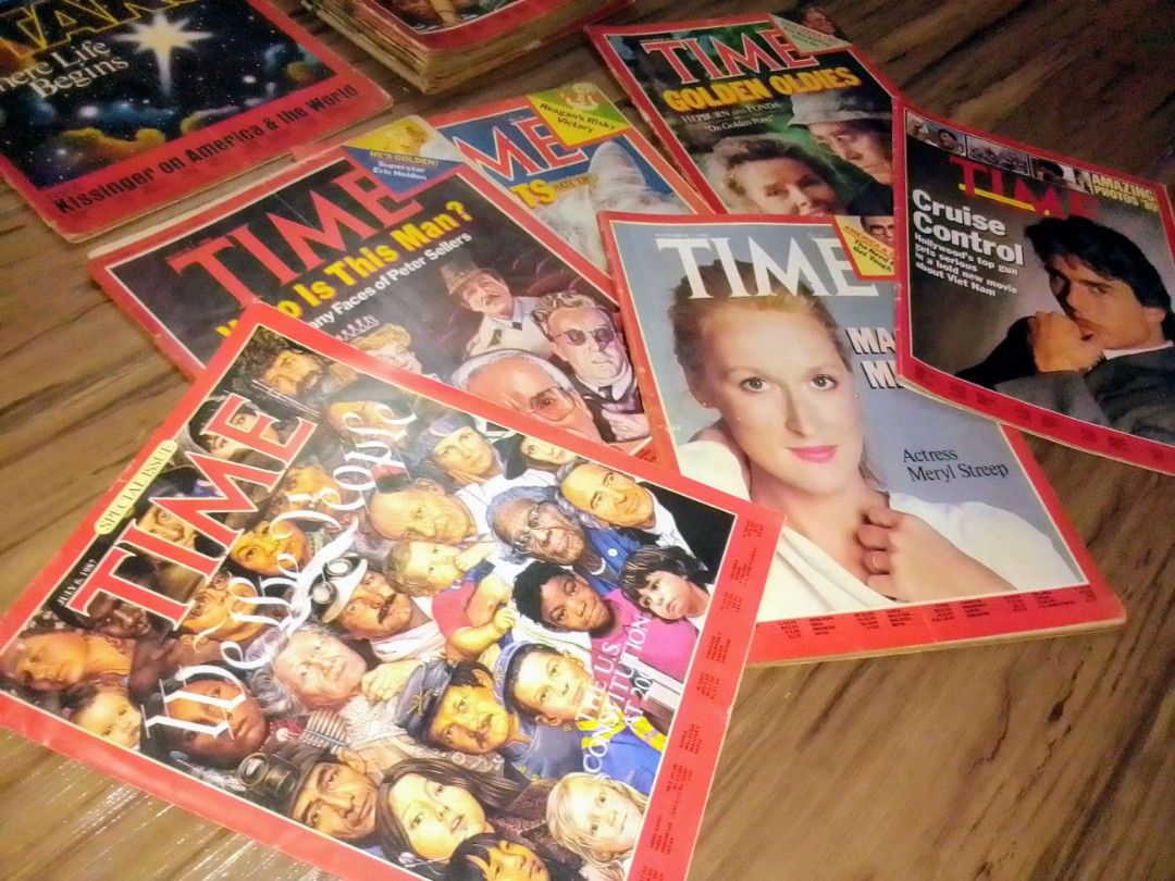 Vintage 50s - 80s Time magazine / Old magazine / Majalah lama, Hobbies ...