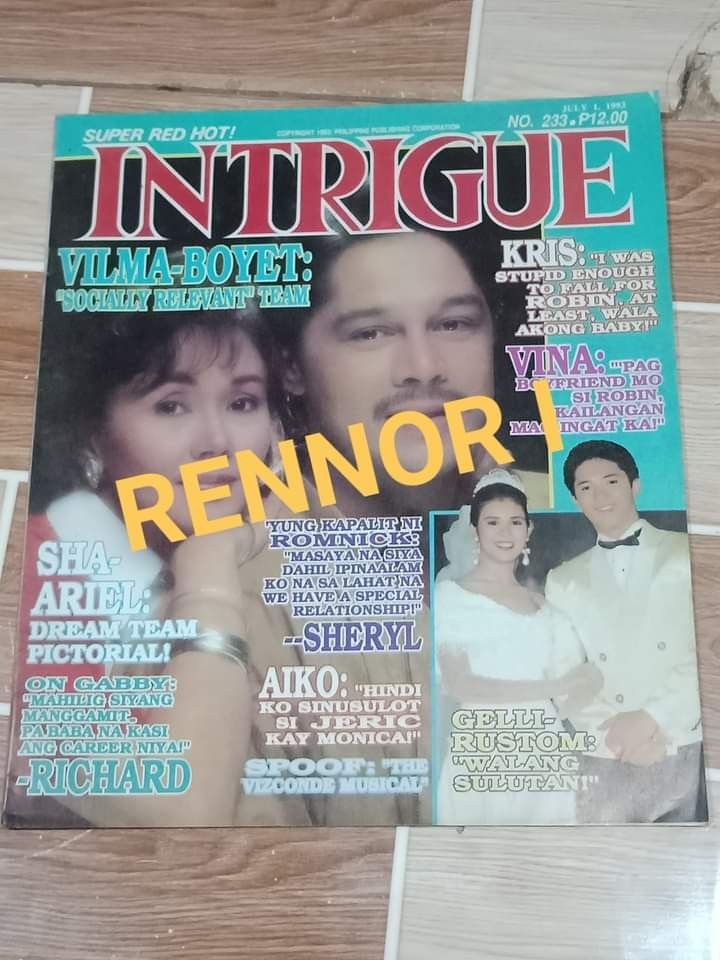 VINTAGE 90'S SHOWBIZ MAGAZINE KISLAP,INTRIGUE AND ORIG., Hobbies & Toys ...