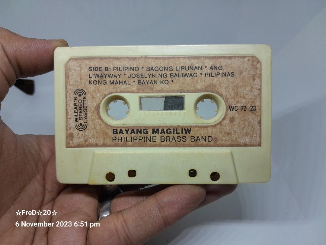Vintage Bayang Magiliw Philippine Brass Band Casette Tape, Hobbies ...