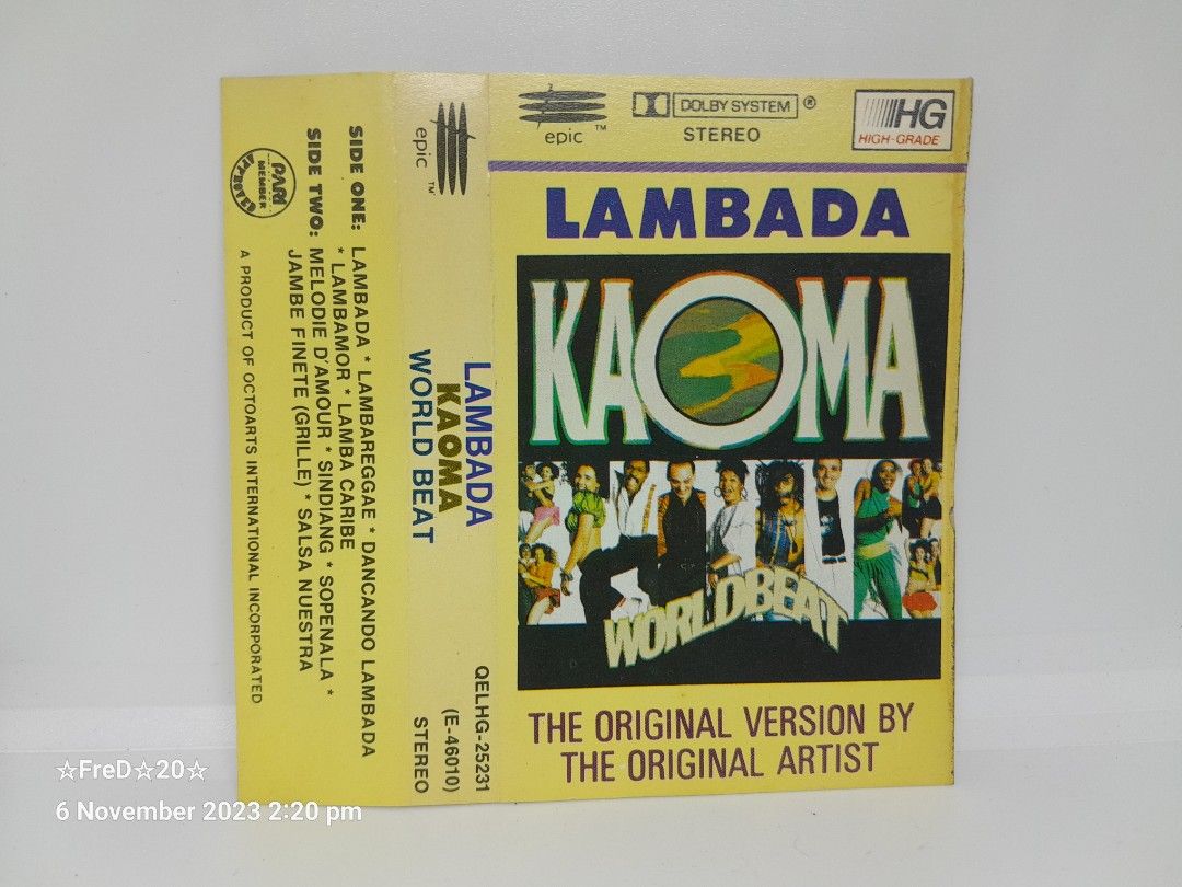 Vintage Lambada Kaoma WorldBeat Casette Tape, Hobbies & Toys ...