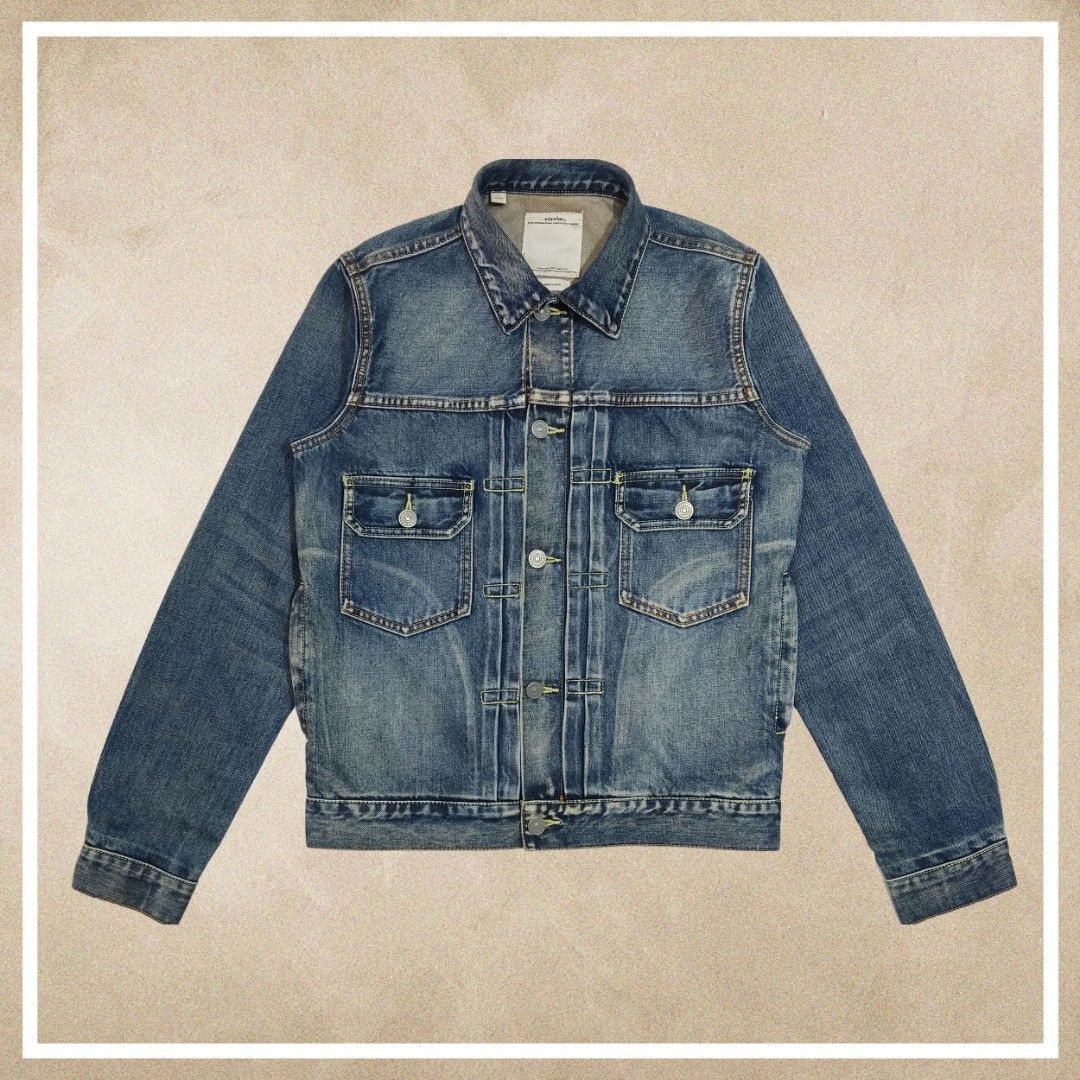 VISVIM SS101 DAMAGE TYPE-2 DENIM JACKET, Men's Fashion, Coats, Jackets ...