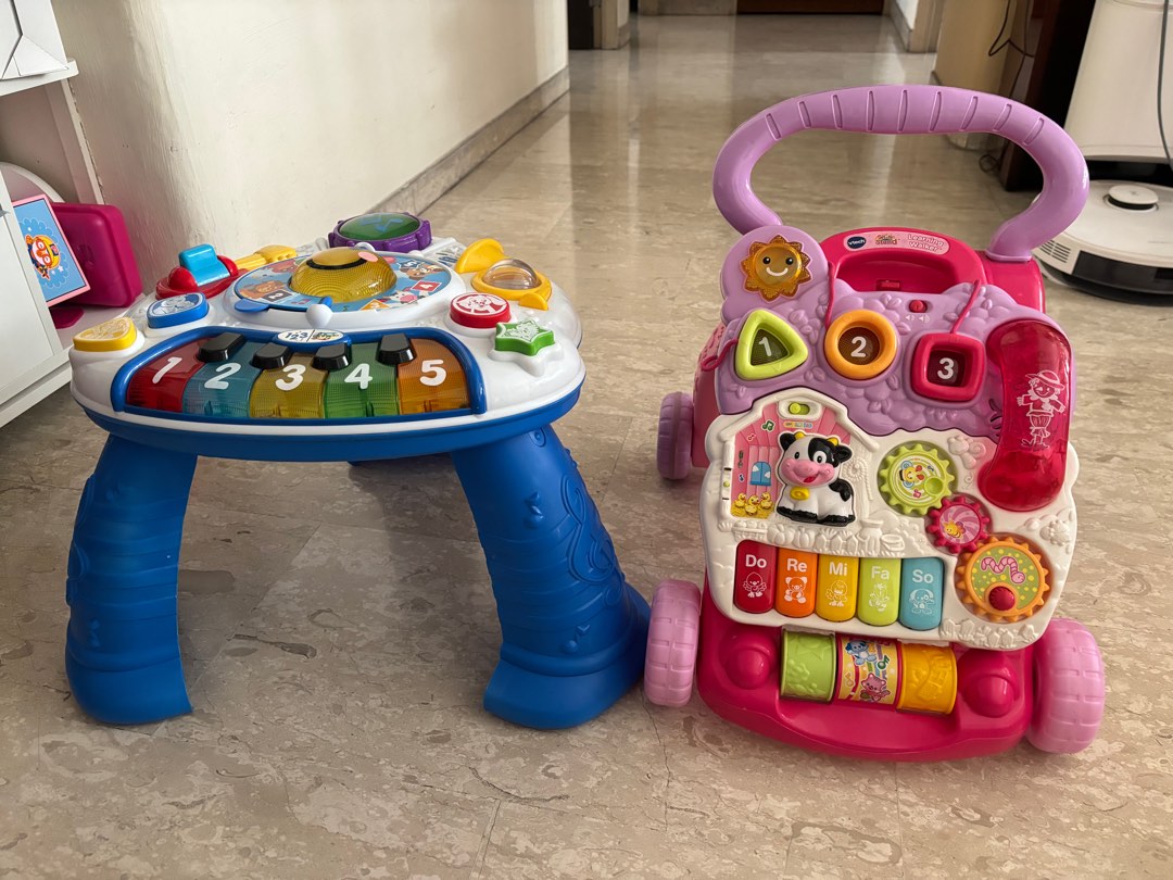 Vtech Baby Walker & Activity Table, Babies & Kids, Infant Playtime on ...