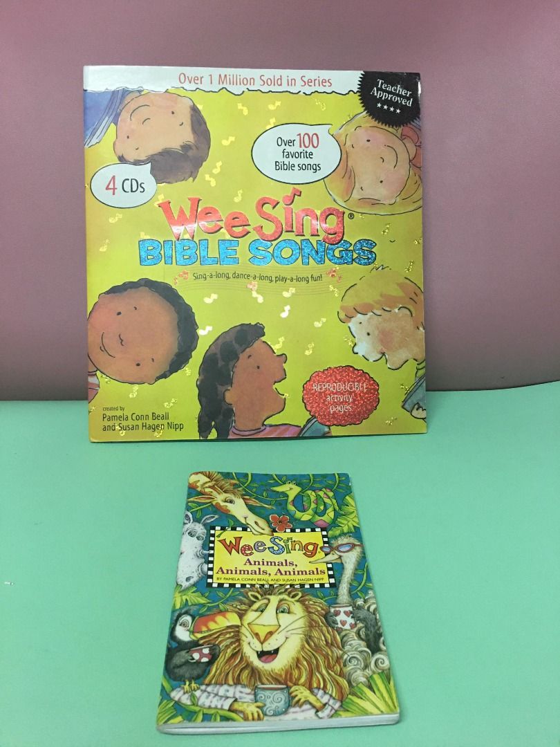 Wee Sing Bible Songs with 4 CDs and Activity Pages With Animal Songs ...