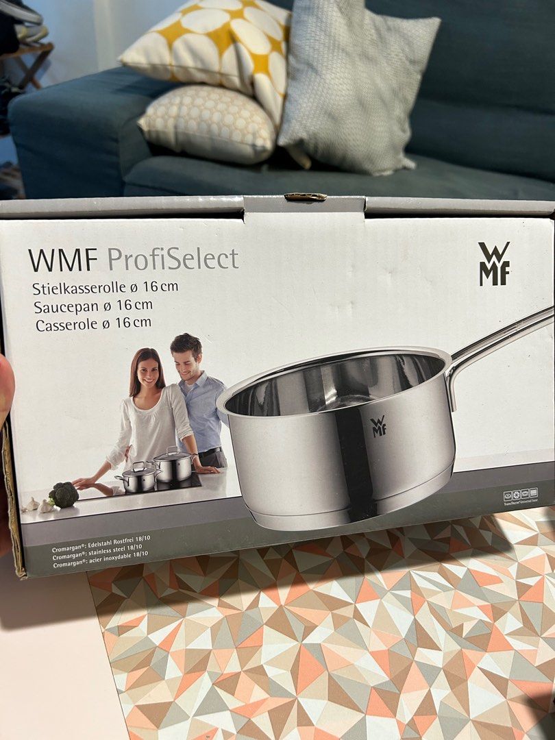 [BNIB] WMF stainless steel pot 16cm, Furniture & Home Living ...