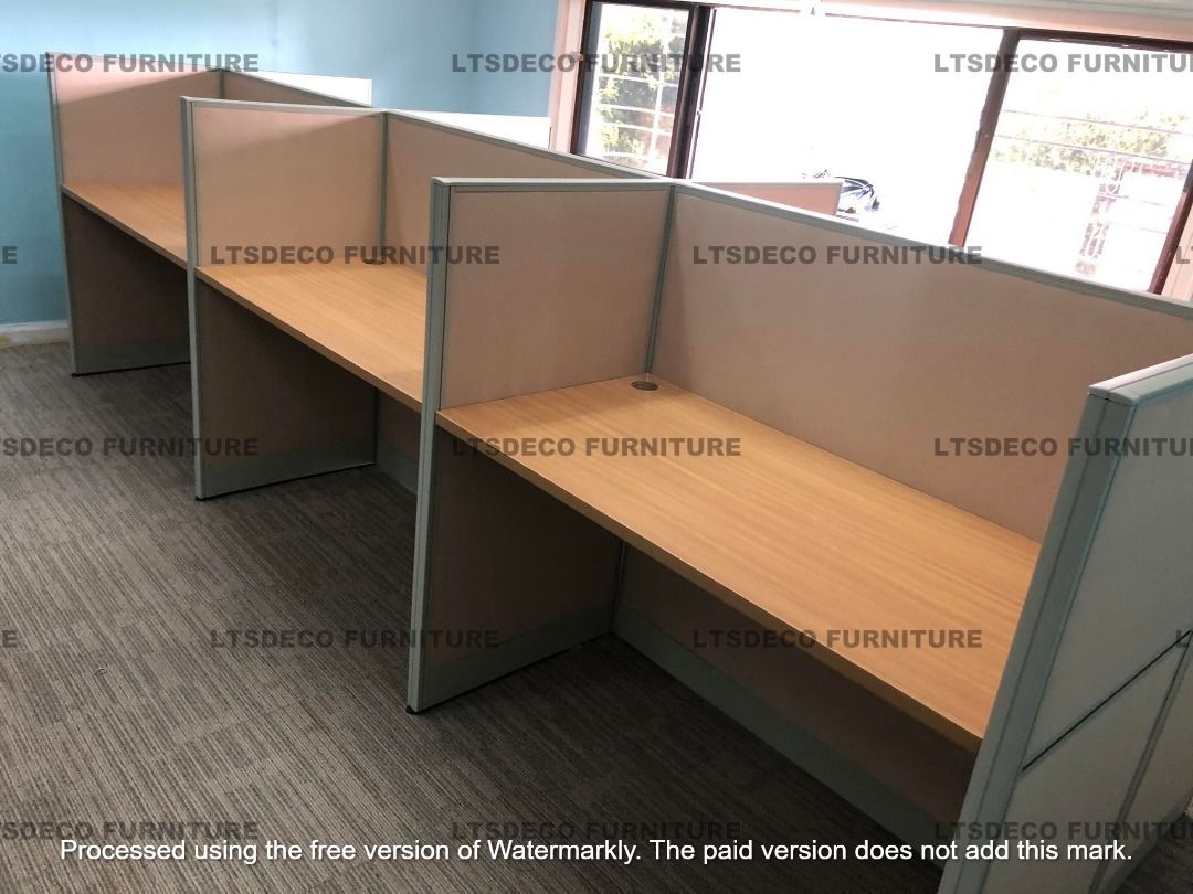 WORKSTATION TABLE OFFICE PARTITION FURNITURES, Furniture & Home Living ...