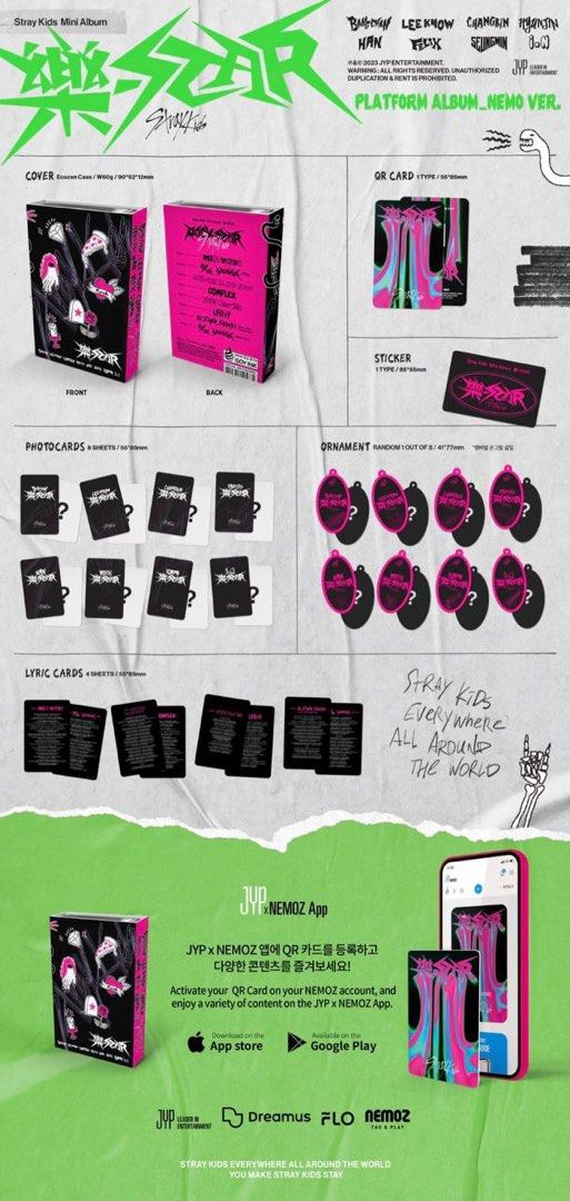 wts stray kids skz rockstar jyp x nemoz, Hobbies & Toys, Memorabilia & Collectibles, K-Wave on ...
