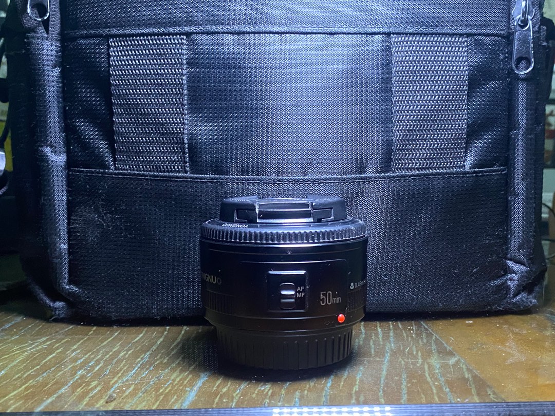 Yongnuo 50MM F1.8 Prime Lens for Canon EF Auto Focus, Photography, Lens ...