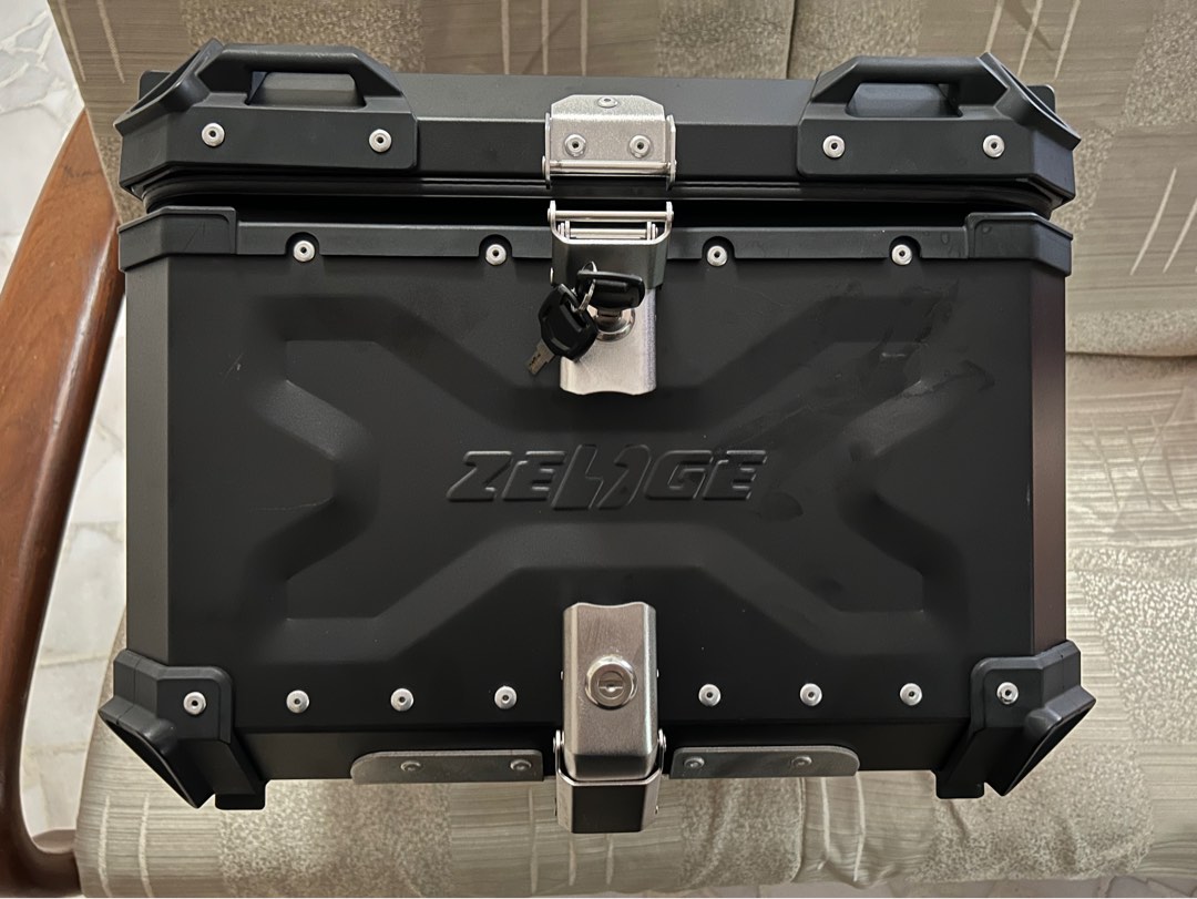Zedge Motorcycle Top Box 55L, Motorcycles, Motorcycle Accessories on ...