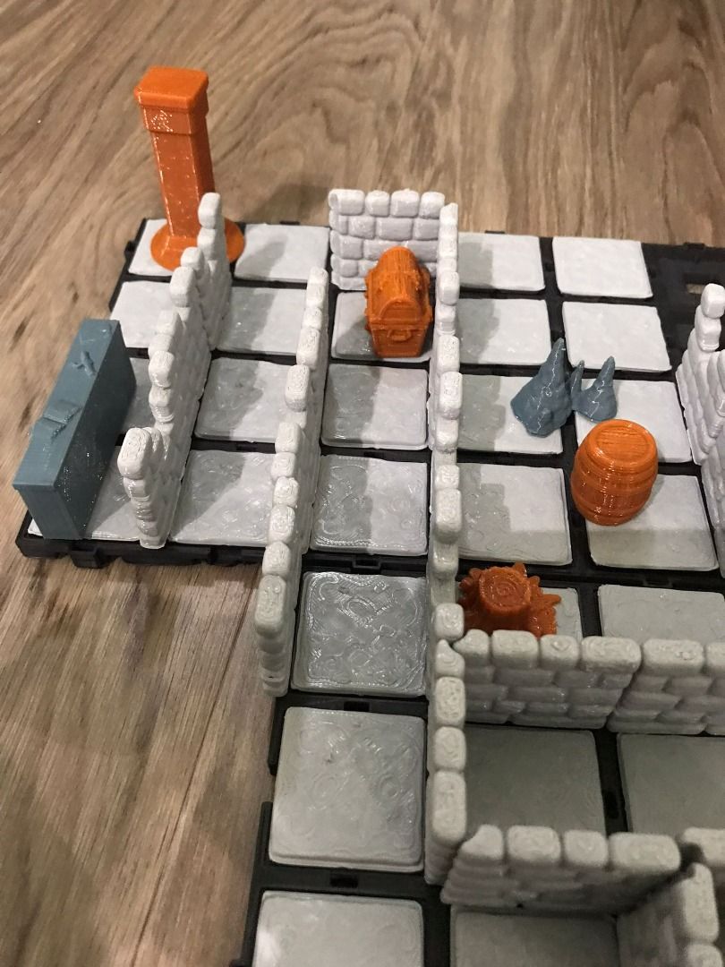 3D magnetized dungeon set (Customisable for all board games like ...