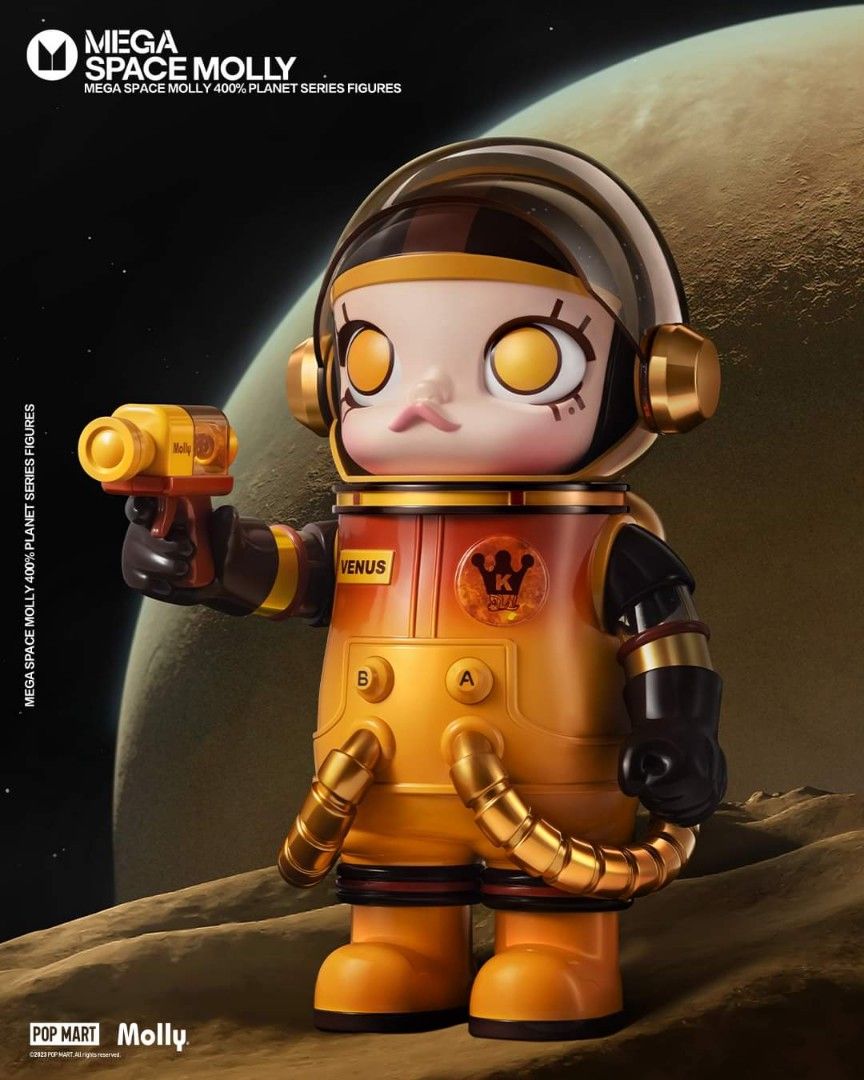 全新400% 金星Space Molly, 興趣及遊戲, 玩具 & 遊戲類 - Carousell