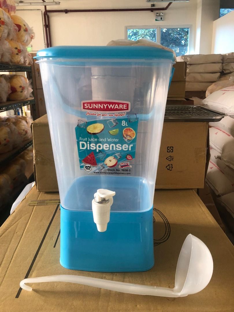 8L Plastic Juice Dispenser with free ladle, Furniture & Home Living ...