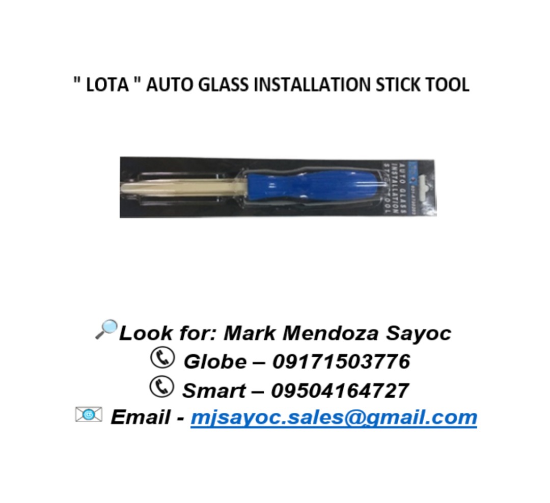 " LOTA " AUTO GLASS INSTALLATION STICK TOOL, Commercial & Industrial ...
