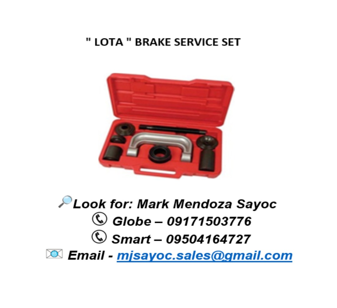 " LOTA " BRAKE SERVICE SET, Commercial & Industrial, Construction Tools ...