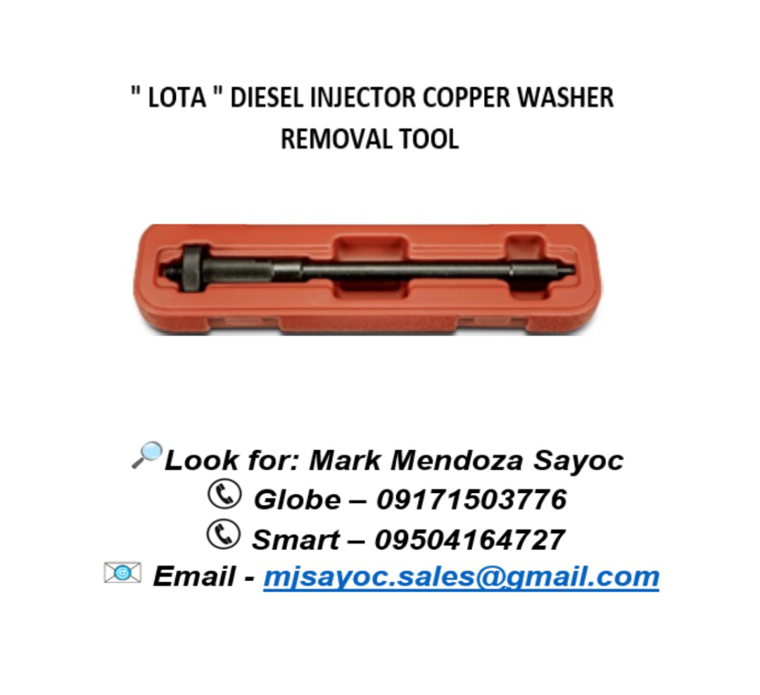 " LOTA " DIESEL INJECTOR COPPER WASHER REMOVAL TOOL, Commercial ...