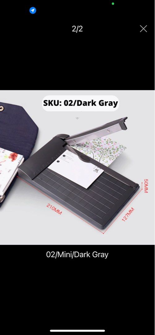 A5 Paper Trimmer 1-6 Inch Photo Paper Guillotine Built-In Ruler Paper ...