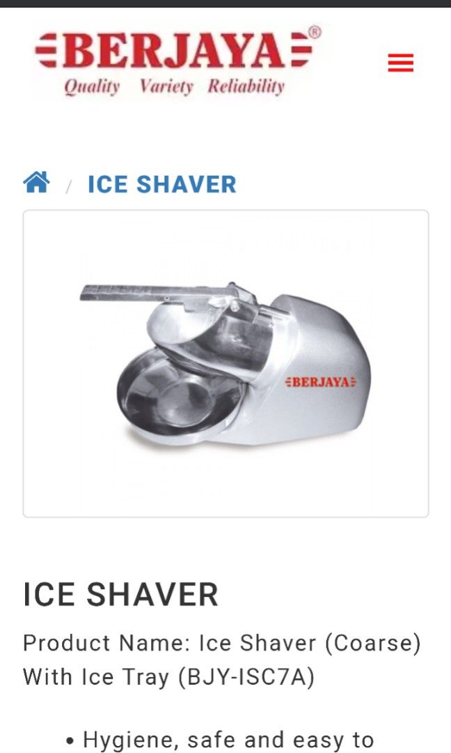 ABC ice shaver machine, Food & Drinks, Beverages on Carousell
