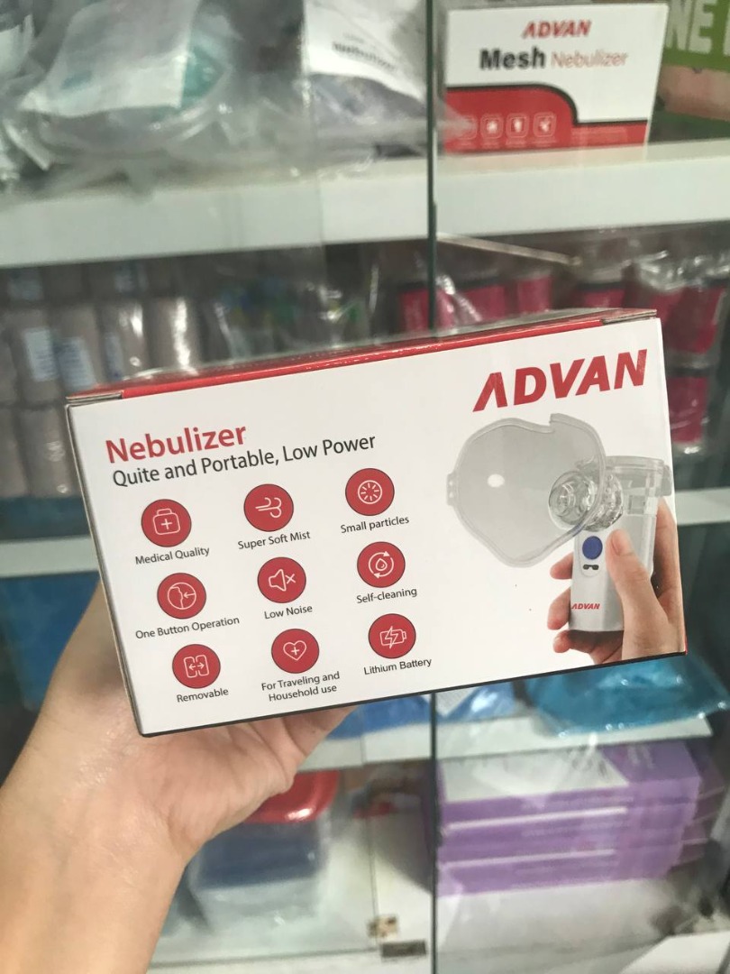 ADVAN MESH NEBULIZER AID LIGHTWEIGHT PORTABLE, Health & Nutrition ...