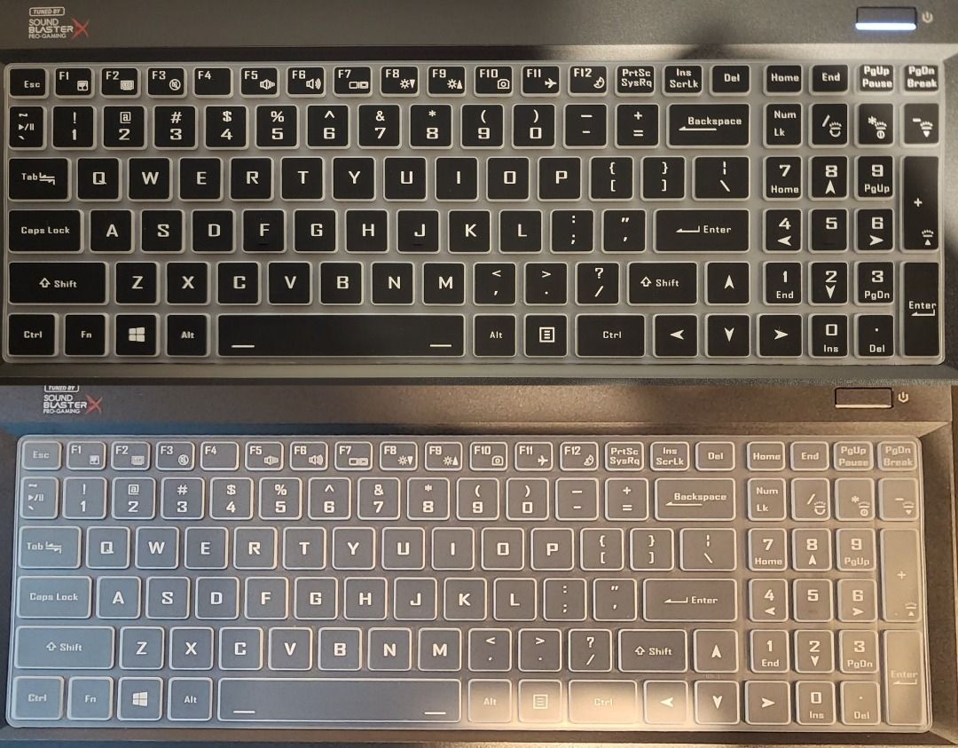 Custom made Aftershock laptop keyboard protector / sleeve for 15.6 ...