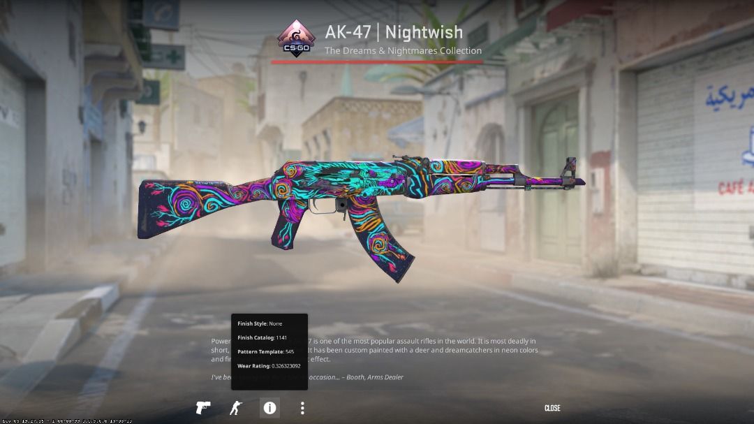 AK-47 | Nightwish (Field-Tested) CSGO CS2, Video Gaming, Video Games ...