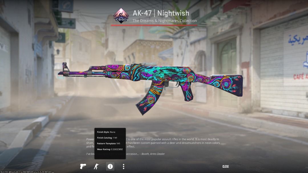 AK-47 | Nightwish (Field-Tested) CSGO CS2, Video Gaming, Video Games ...